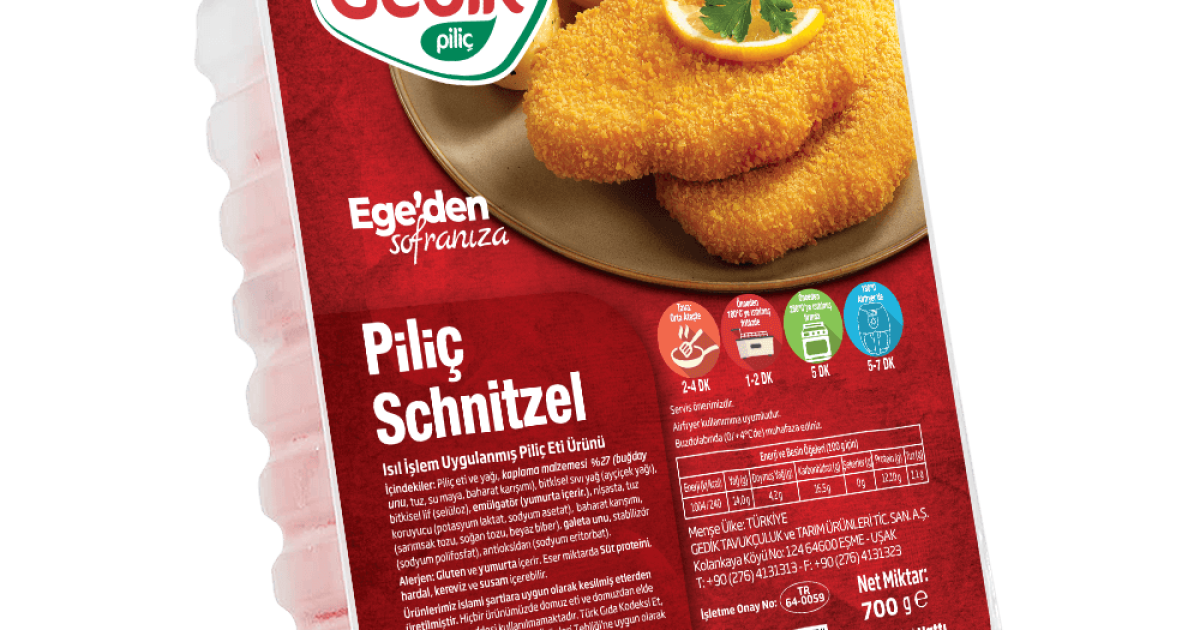 Piliç Schnitzel – Gedik Piliç